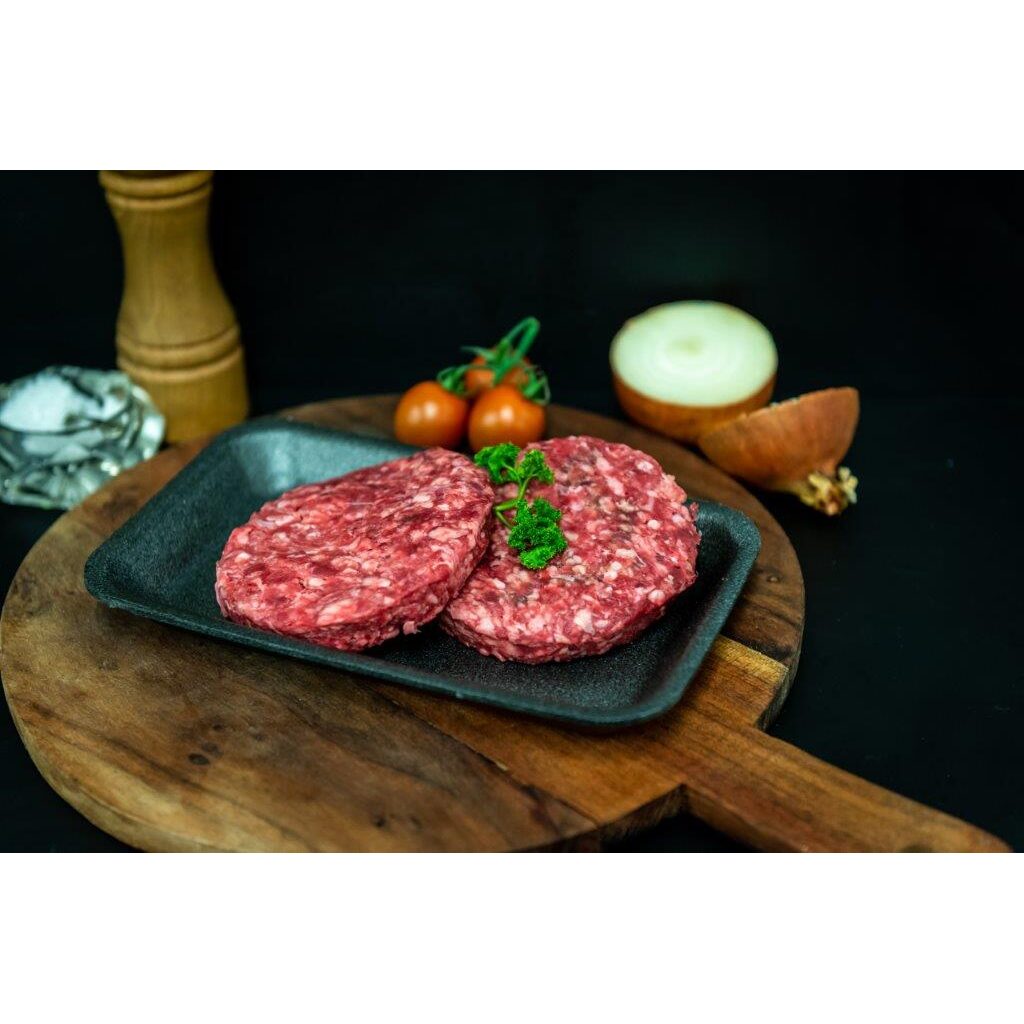 4oz Chuck Steak & Brisket Burgers – Yirrell Butchers